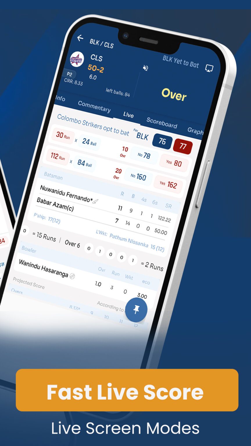 Cricket Fast Live Line & Score App | CricChamp
